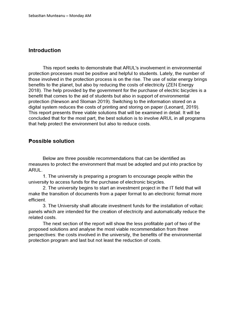 Professionl Comunication Assigment Sebastian Munteanu AM | PDF ...