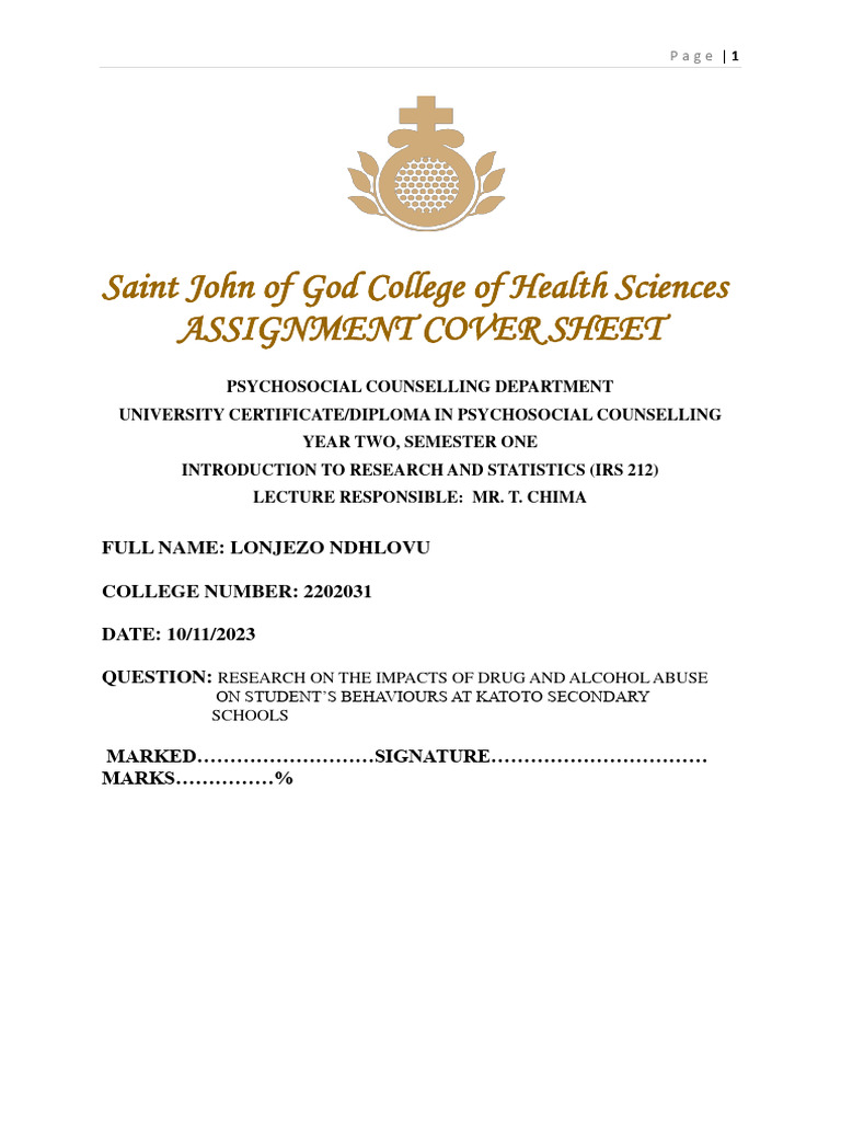 Research Assignment | PDF