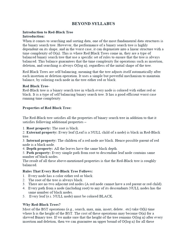 Beyond Syllabus | PDF | Applied Mathematics | Algorithms And Data Structures