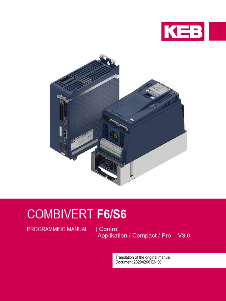 Manual f6s6 v3 | PDF | Electric Motor | Interface (Computing)