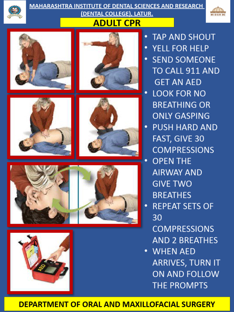Adult CPR | PDF | Cardiopulmonary Resuscitation | Medical Emergencies