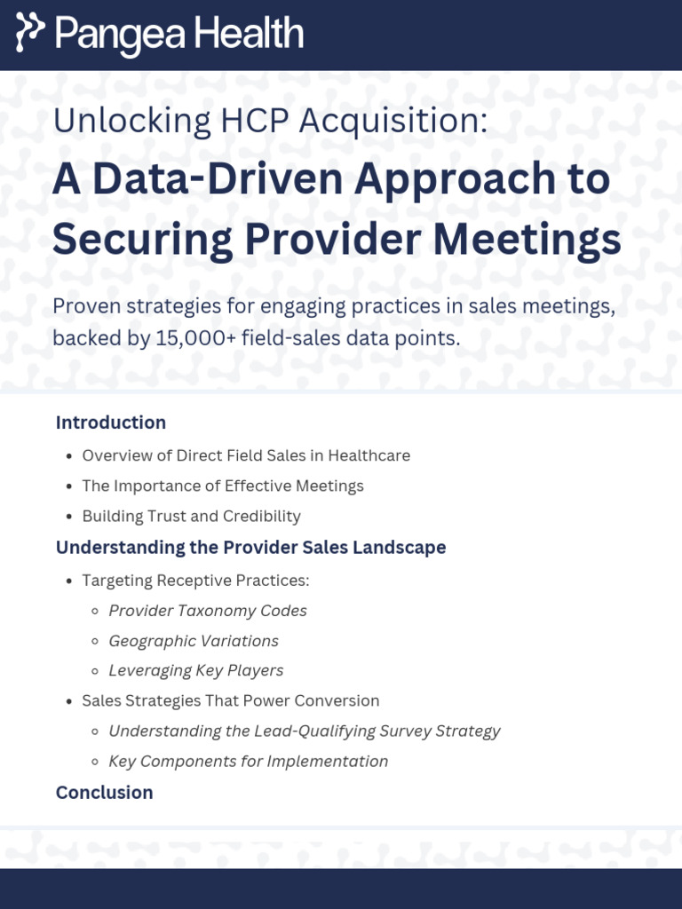 Unlocking HCP Acquisition | PDF | Health Care | Sales