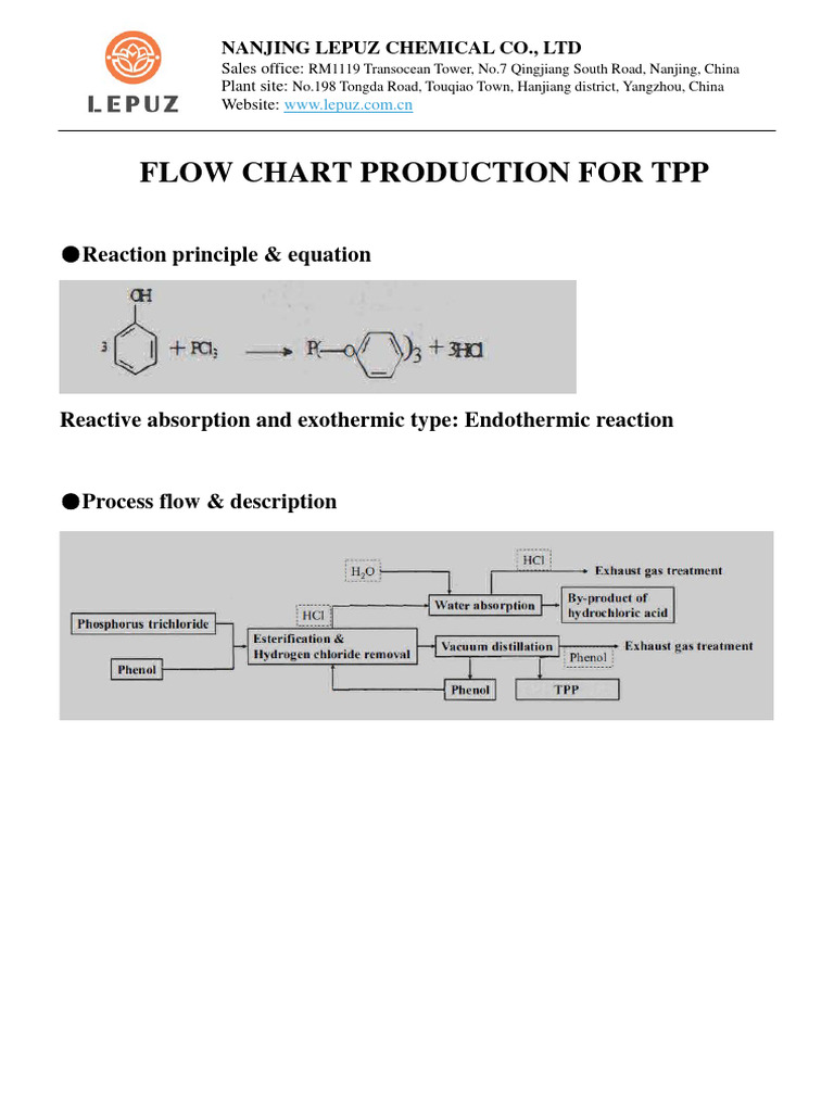 Flow Chart Production For TPP | PDF