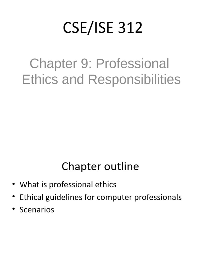16 ProfessionalEthics | PDF | Professional Ethics | Integrity