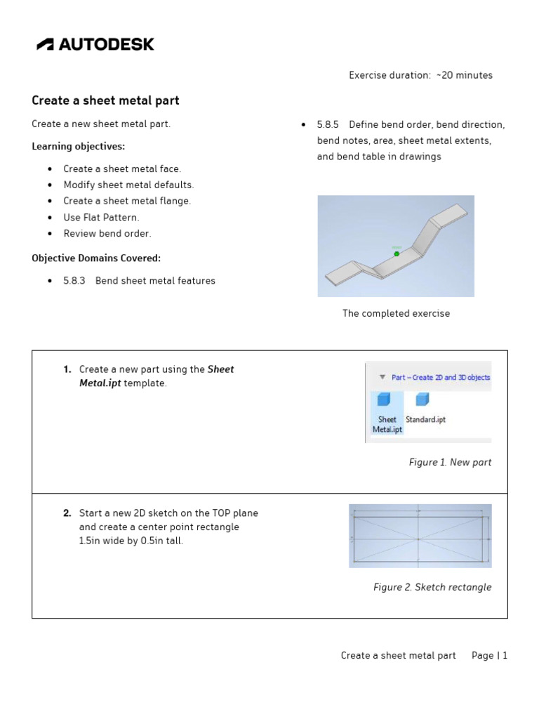 Edit Sheet Metal Rules Tutorial | PDF | Sheet Metal | Procedural Knowledge