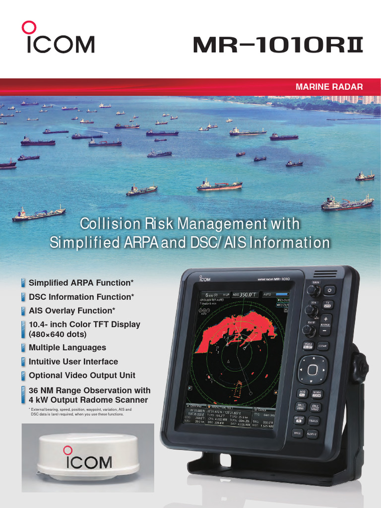 Collision Risk Management With Simplified ARPA and DSC/AIS Information | PDF | Radar | Hertz