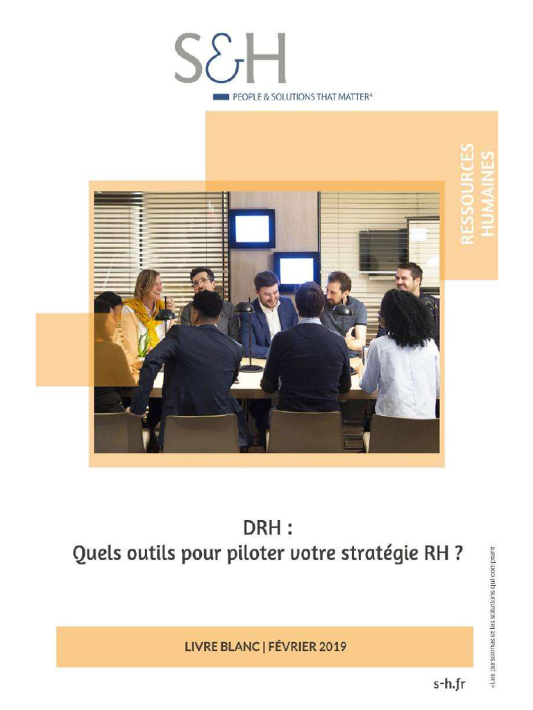 Quels Outils Pour Piloter Votre Stratégie RH | PDF