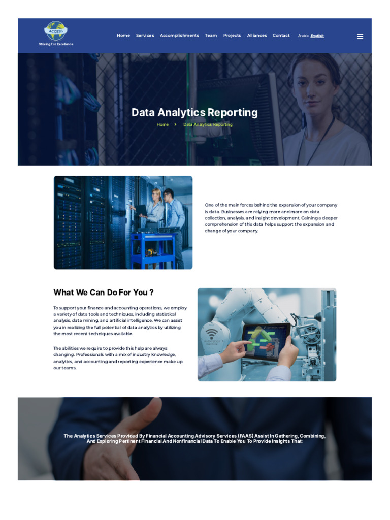 Data Analytics Reporting Services | PDF | Analytics | Data Analysis