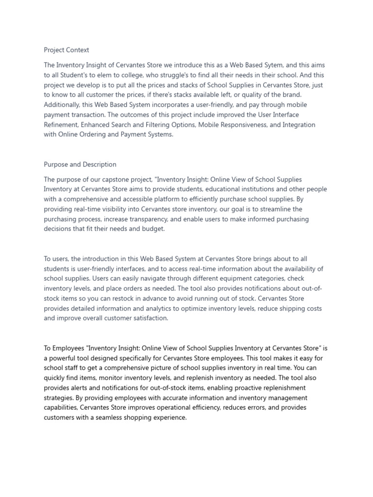 Project Context | PDF