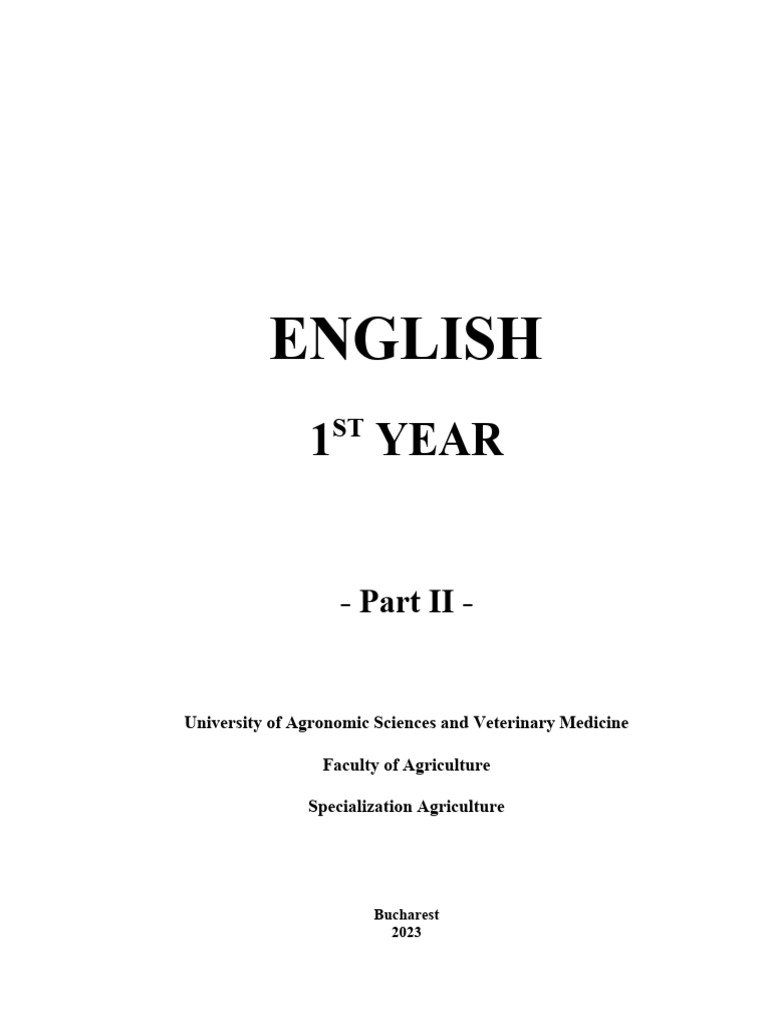 English I-2 | PDF