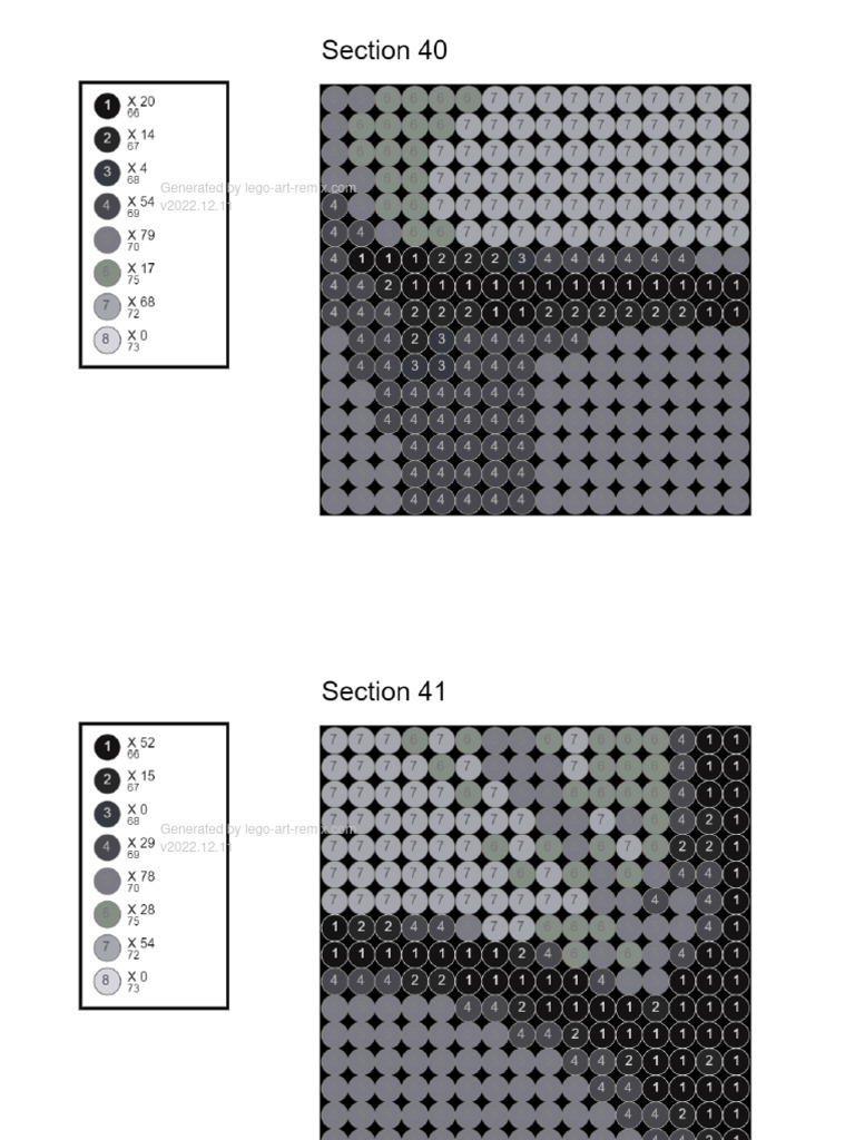 Lego Art Remix Instructions Part 3 | PDF