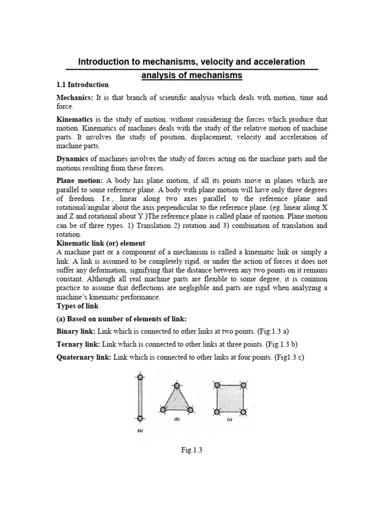 Tom Notes | PDF | Belt (Mechanical) | Kinematics