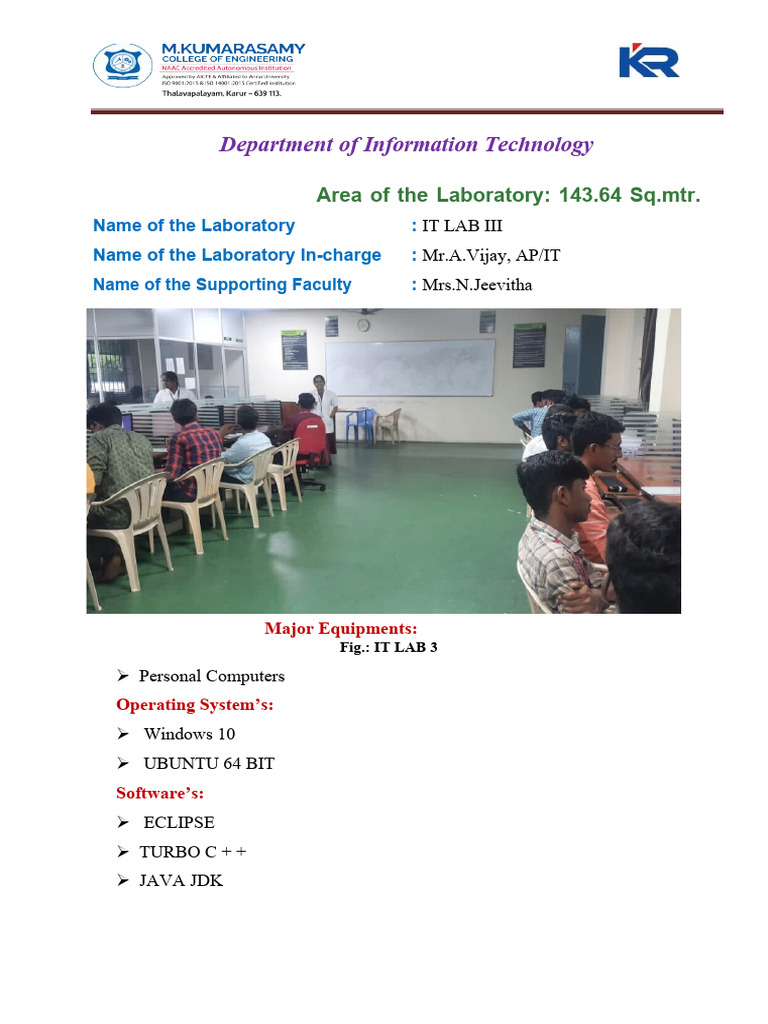 IT Lab 3 Laboratory | PDF