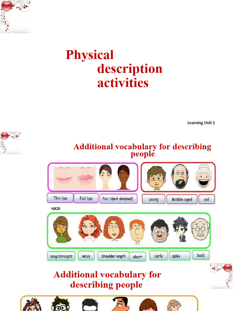 Describing Physical Appearance | PDF