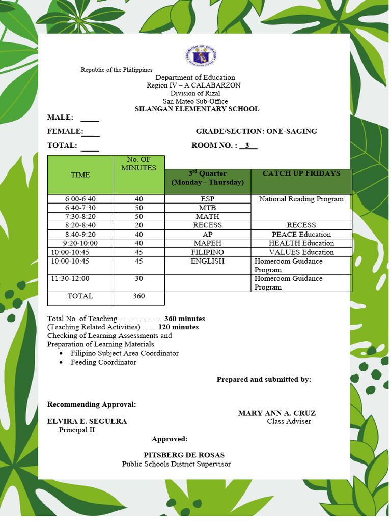 Silangan Elementary School Program | PDF | Philippines | Social ...
