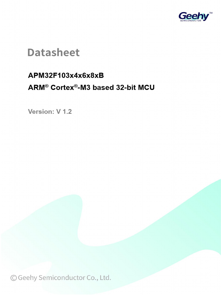 ARM® Cortex®-M3 Based 32-Bit MCU | PDF | Microcontroller | Booting