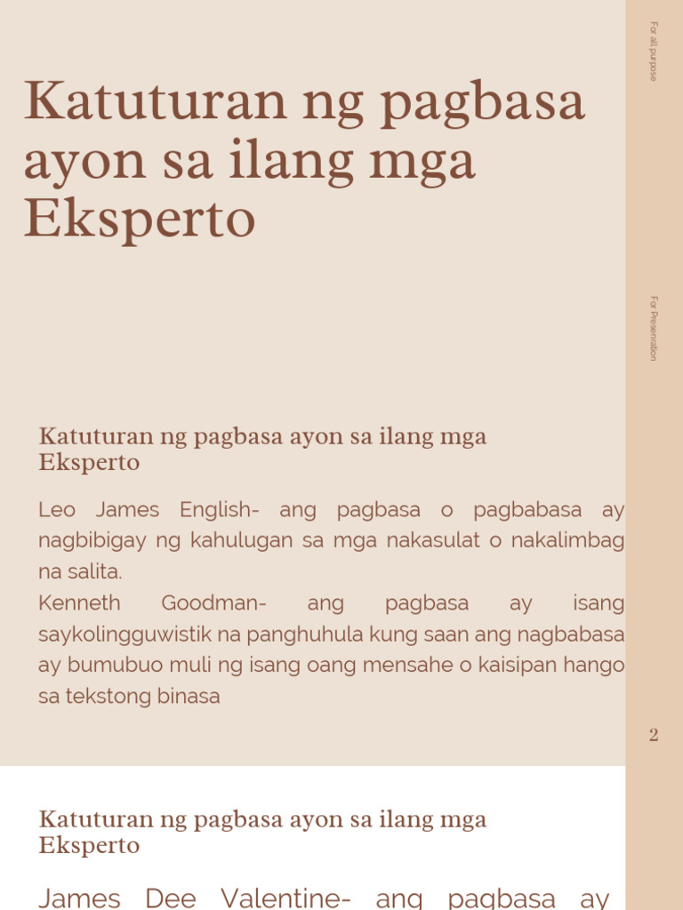 Teorya NG Pagbasa | PDF