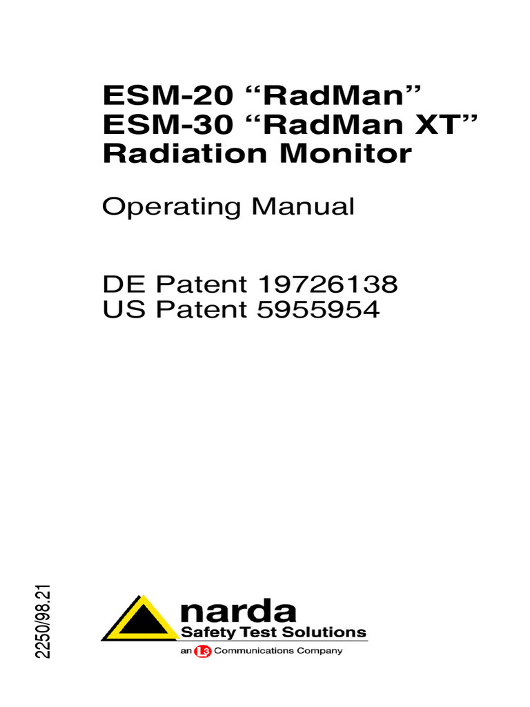 RadMan Manual | PDF | Electromagnetic Radiation | Radar