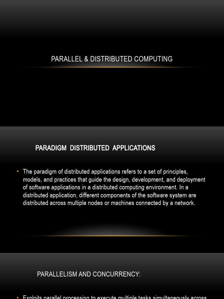 Lecture 09 - Paradigm Distributed Applications | PDF | Client–Server Model | Distributed Computing