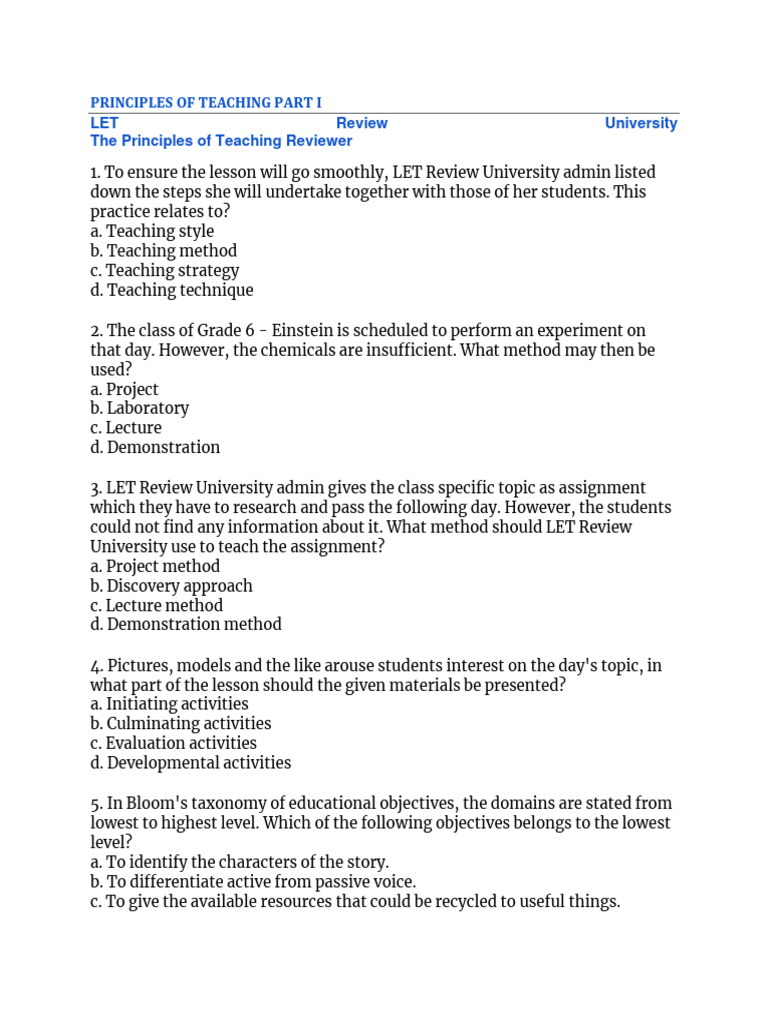 Teaching Strategies for Educators | PDF | Lesson Plan | Learning