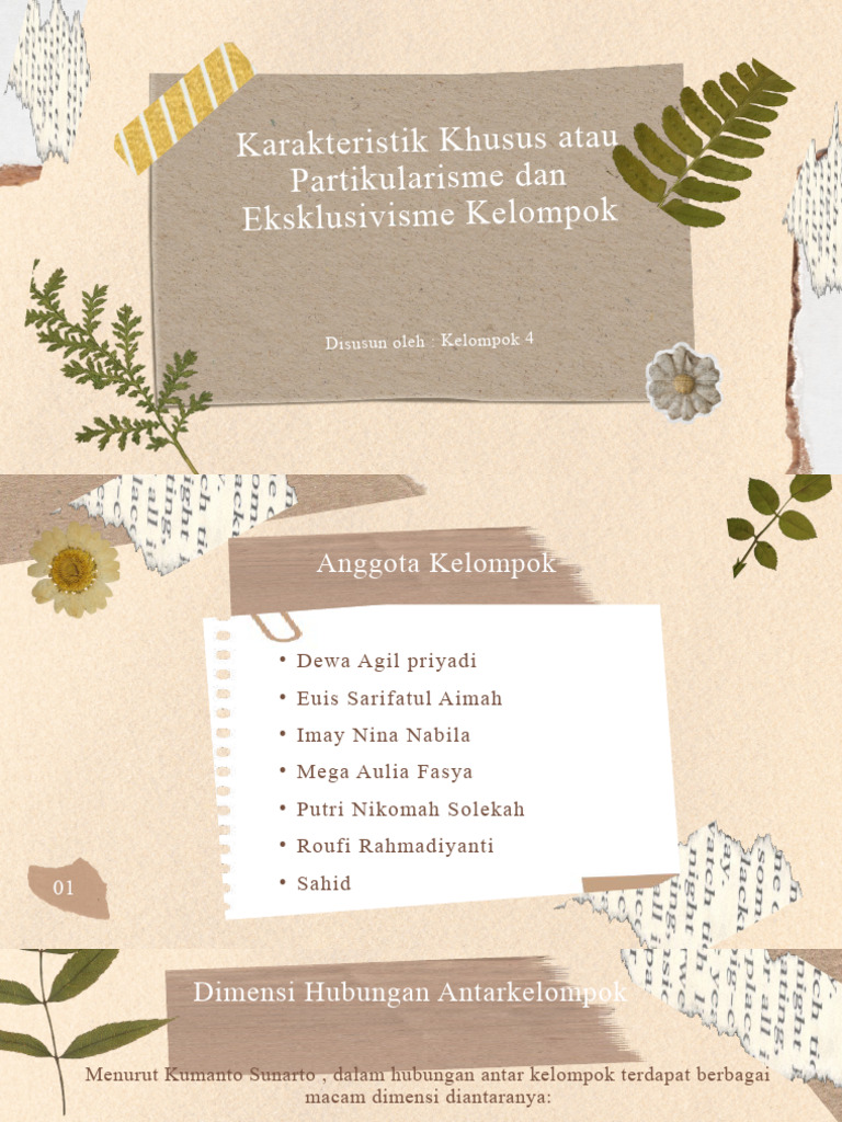 Presentasi Tugas Sekolah Scrapbook Estetik Krem & Coklat - 20230803 - 221856 - 0000 | PDF