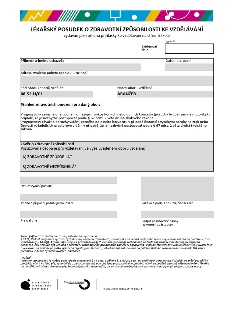 Zdravotni Posudek | PDF