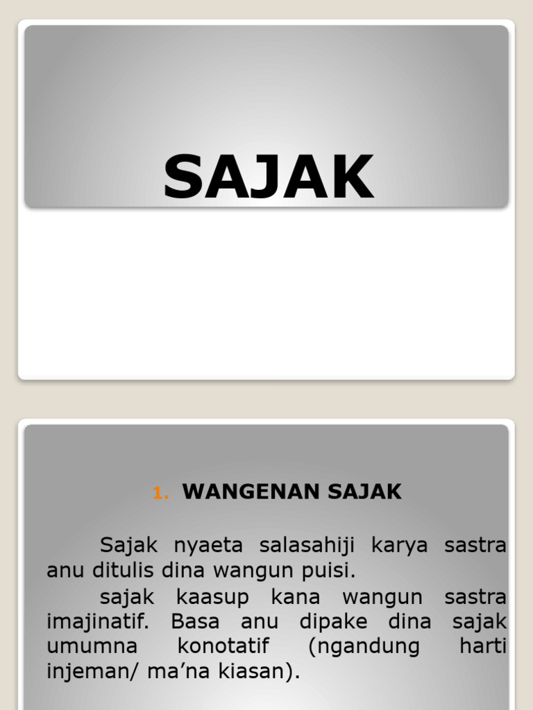Sajak 2 | PDF