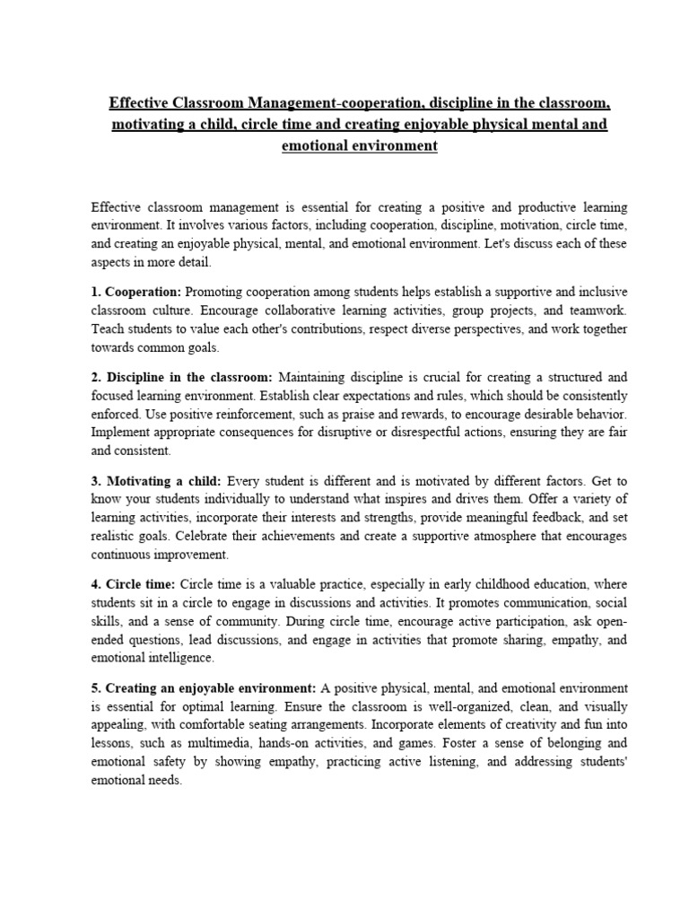 Effective class-WPS Office | PDF