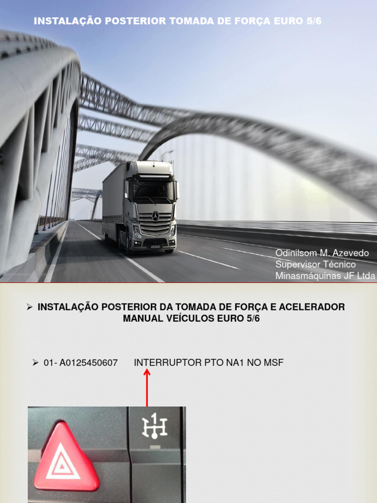 Instalação Posterior Tomada de Força Euro 5-6 | PDF