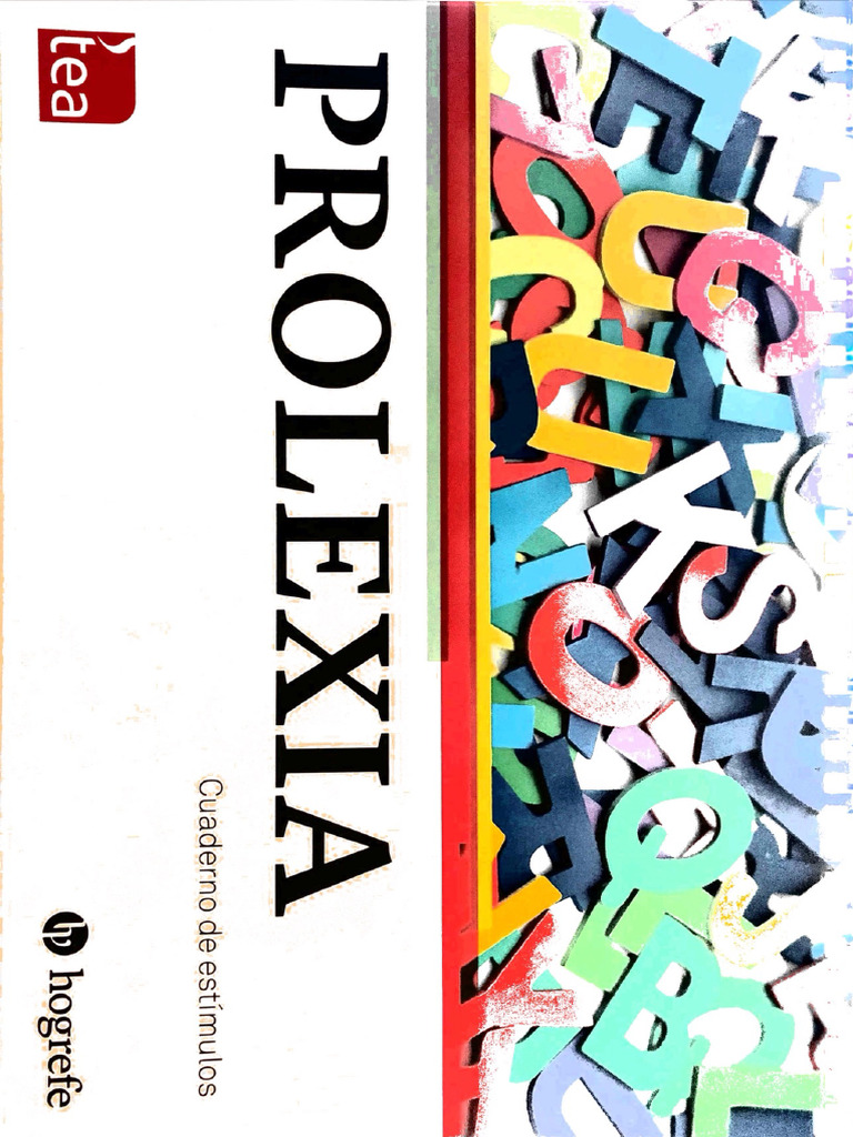 Cuaderno de Estímulos PROLEXIA | PDF