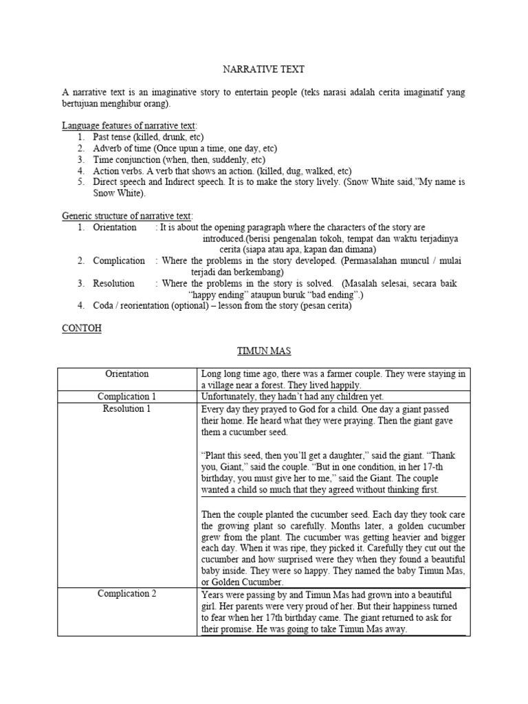 Narrative Text | PDF