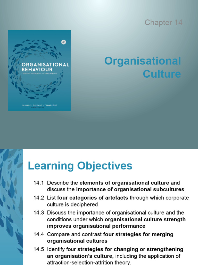 Ch14 - Organisational Culture - Updated | PDF | Organizational Culture ...