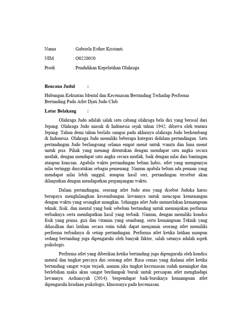 Outline Judo | PDF