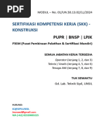 Persyaratan Kbli 41012 - BG002 - Konstruksi Gedung Perkantoran | PDF