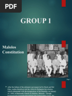 1899 Malolos Constitution | PDF | Government | Political Science