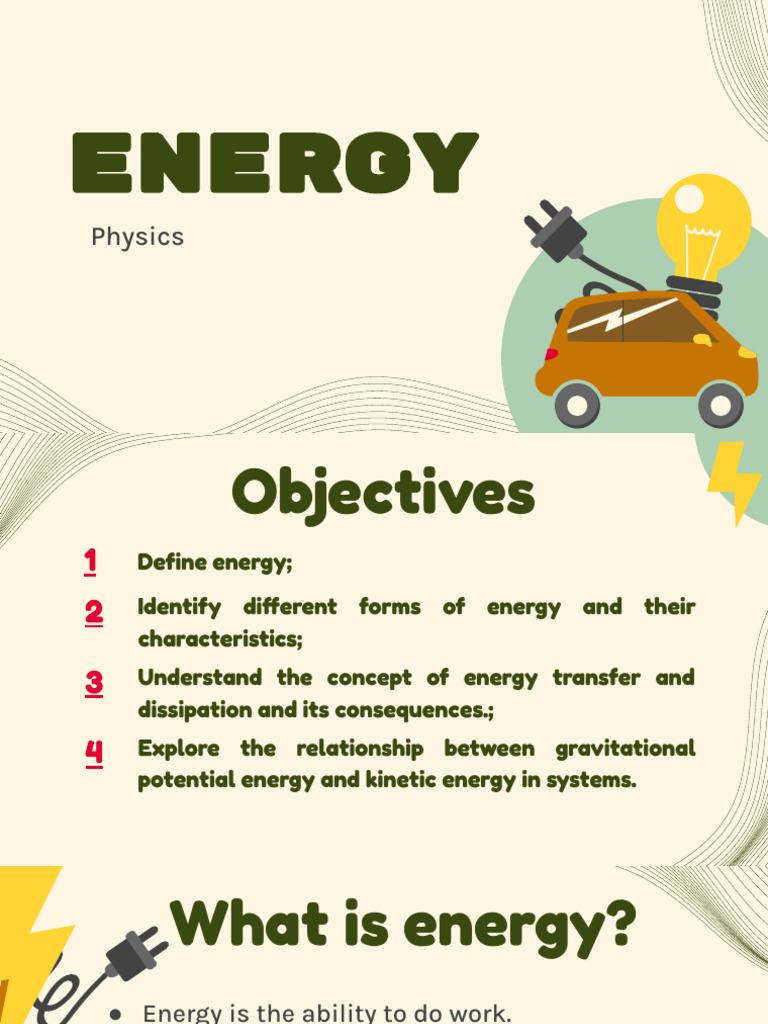 Y7 STUDENT Copy ENERGY - PHYSICS | PDF | Potential Energy | Kinetic Energy