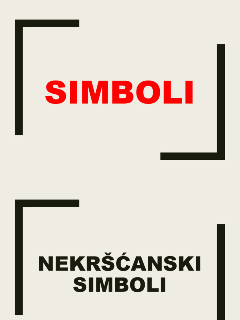 Simbol i | PDF