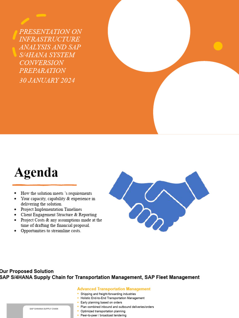 SAP TM Presentation | PDF | Tire | Cargo