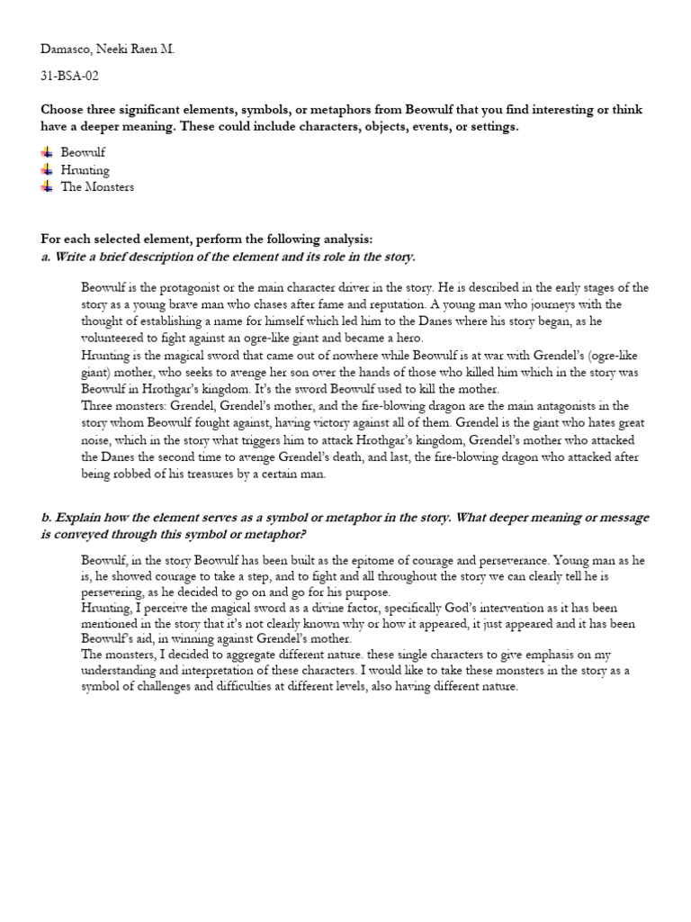 BEOWULF | PDF | Beowulf | Geats