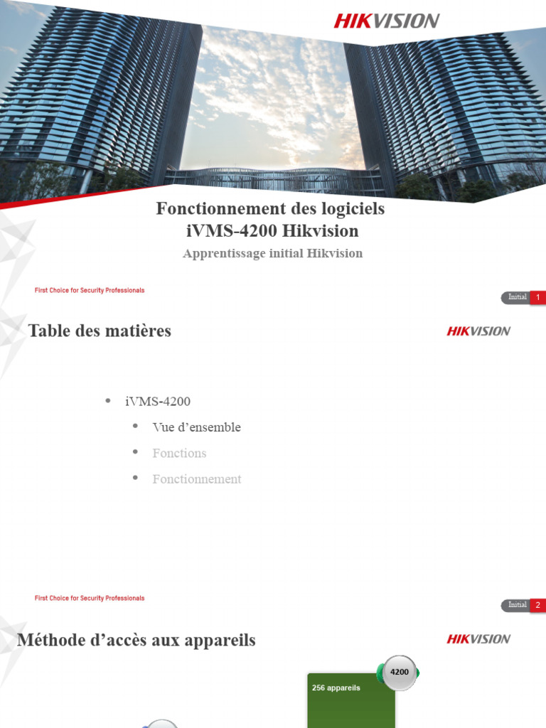 Hikvision iVMS-4200 Operation - FR | PDF | Serveur (Informatique) | Microsoft Windows