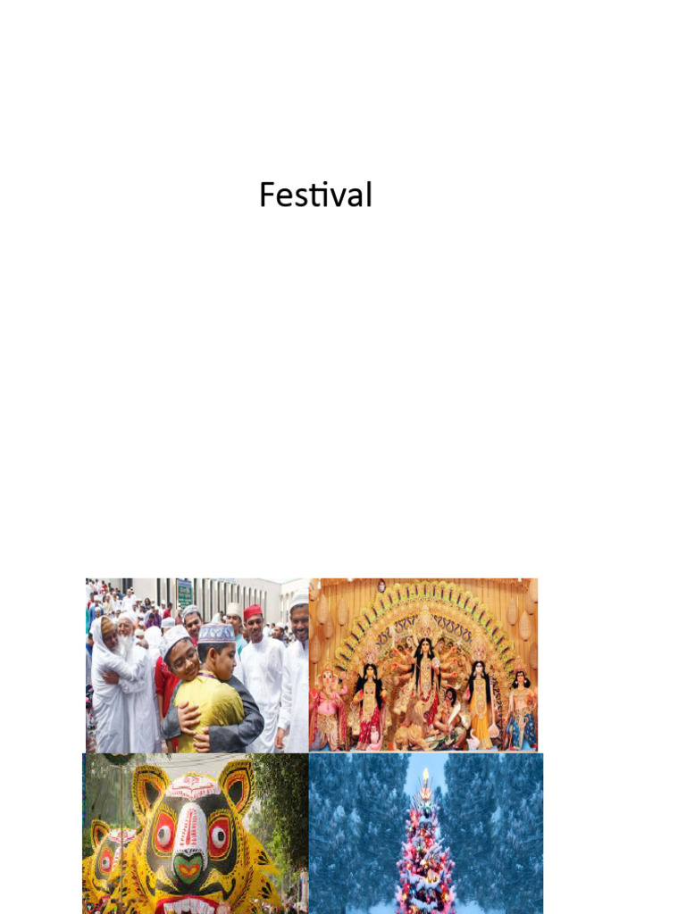 Types of Festivals Explained | PDF | Religion & Spirituality