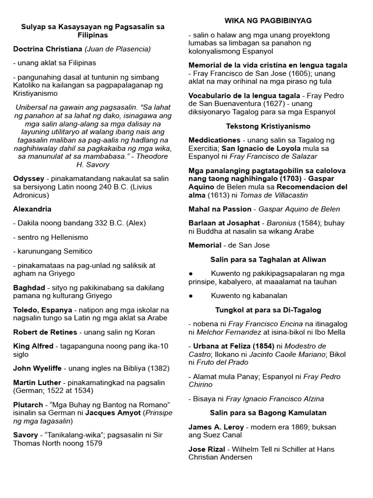 Fil3 FINALS Reviewer 1 | PDF