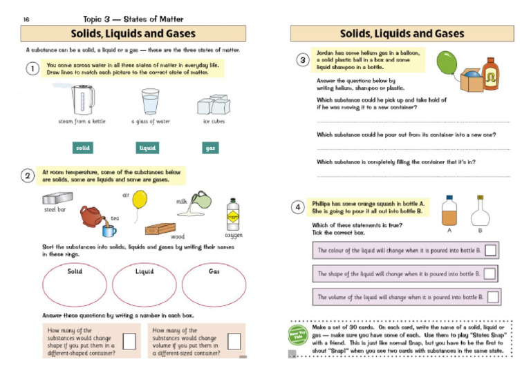 Solids Liquids Gases | PDF