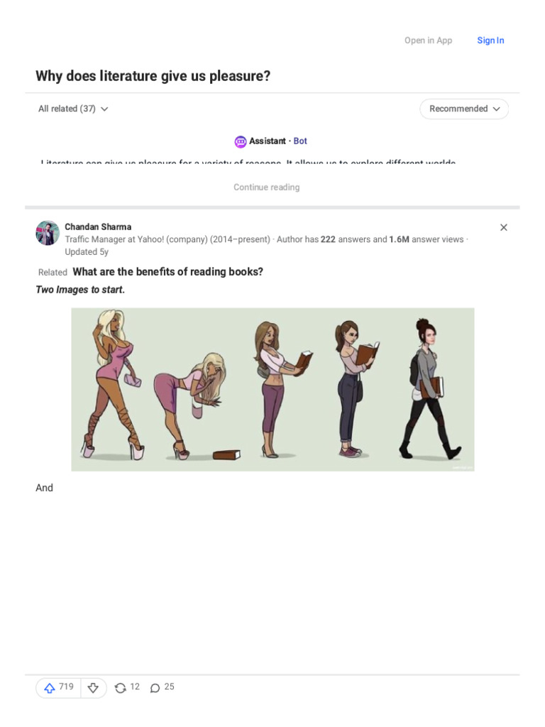 Why does literature give us pleasure? | PDF | Pleasure | Experience