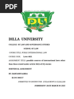 Understanding Article 38 ICJ Statute | PDF | International Law | Treaty