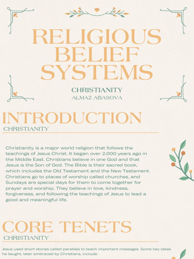 Religious Belief Systems | PDF