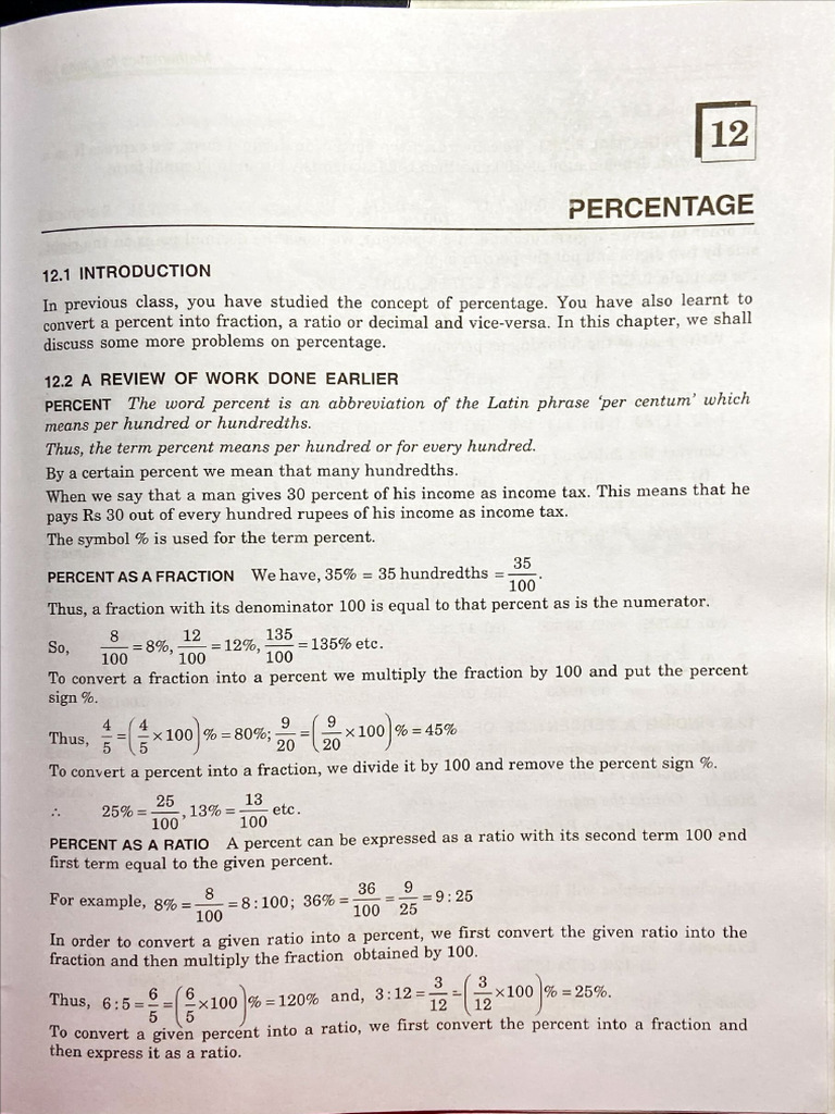 Percentage | PDF