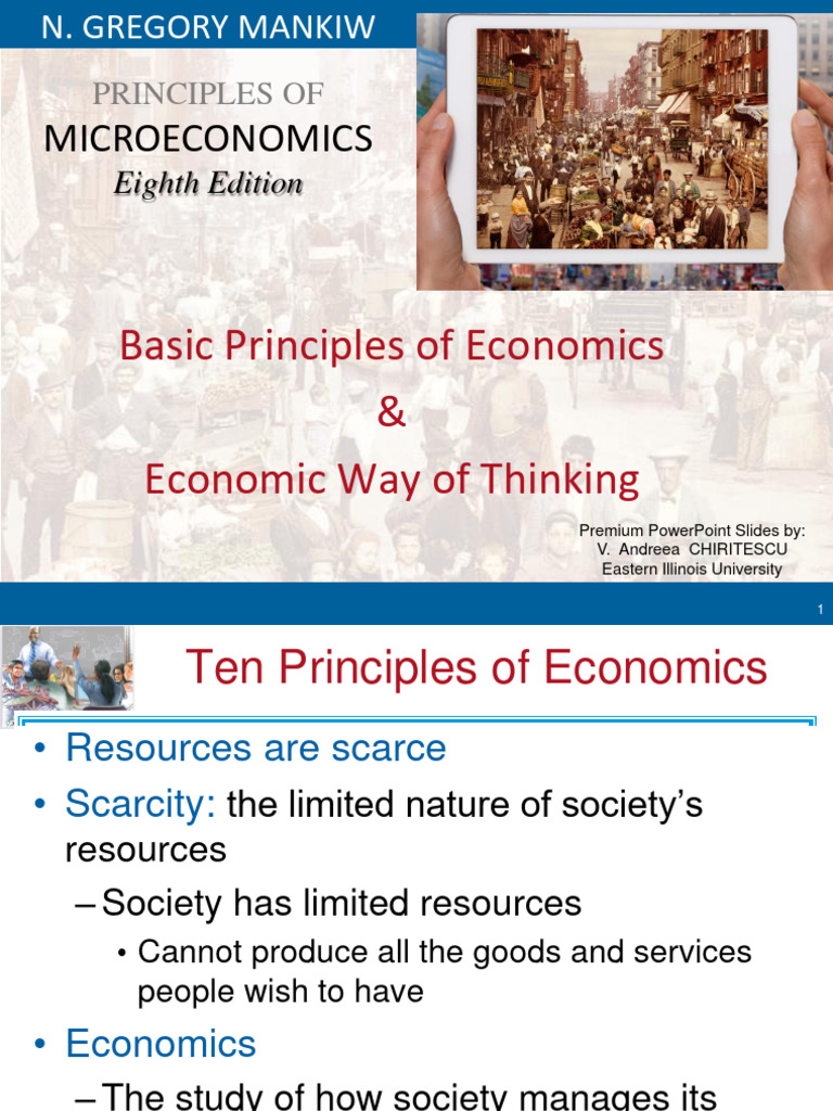 L1 - Basic Principles of Economics - Thinking Like An Economist | PDF ...