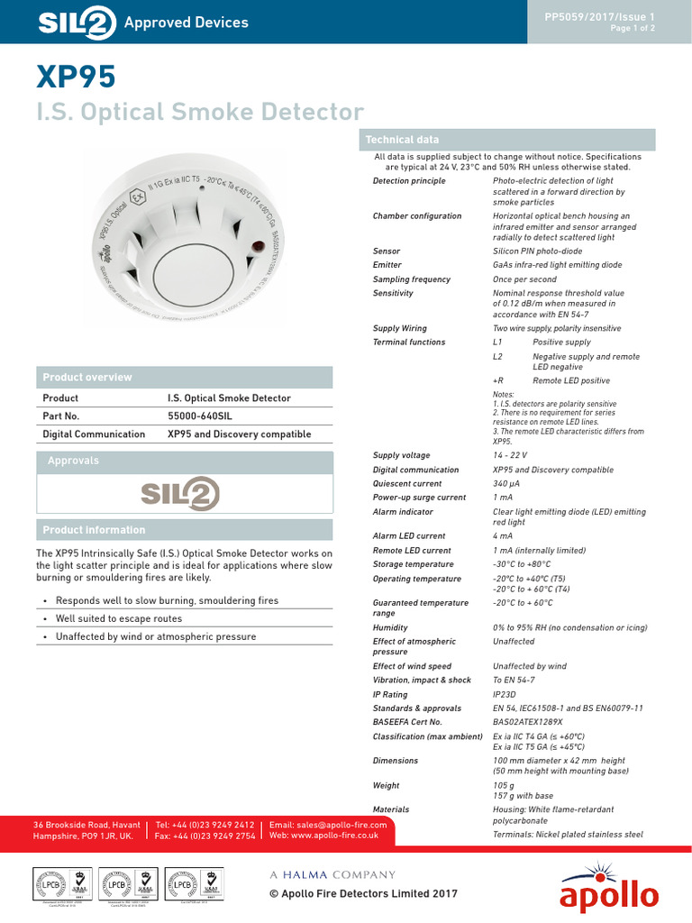 Catálogo XP95 Is Apollo | PDF | Light Emitting Diode | Infrared