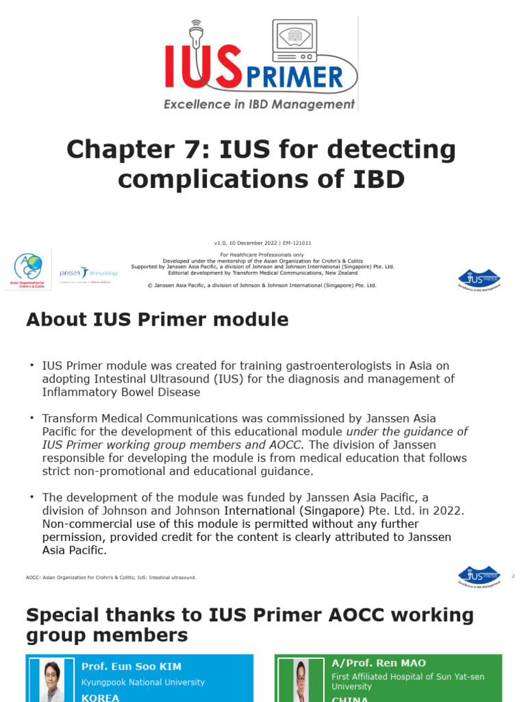 AOCC IUS Primer Training Module Chapter 7 | PDF | Inflammatory Bowel ...